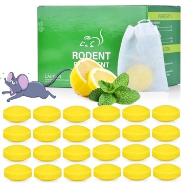 Natural Peppermint Lemon Mice Repellent Safe for Pets